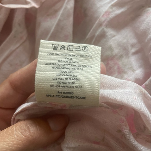 Spell | Dresses | Spell Fleur Gown Pink Champagne Bnwt Small | Poshmark